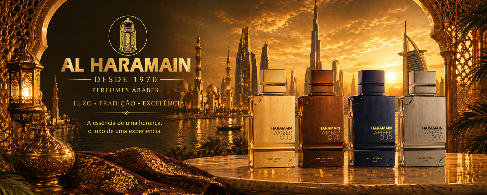 AL HARAMAIN AMBER OUD AQUA DUBAI EDP 100ml PERFUME ARABE – Hikaricorp Shop